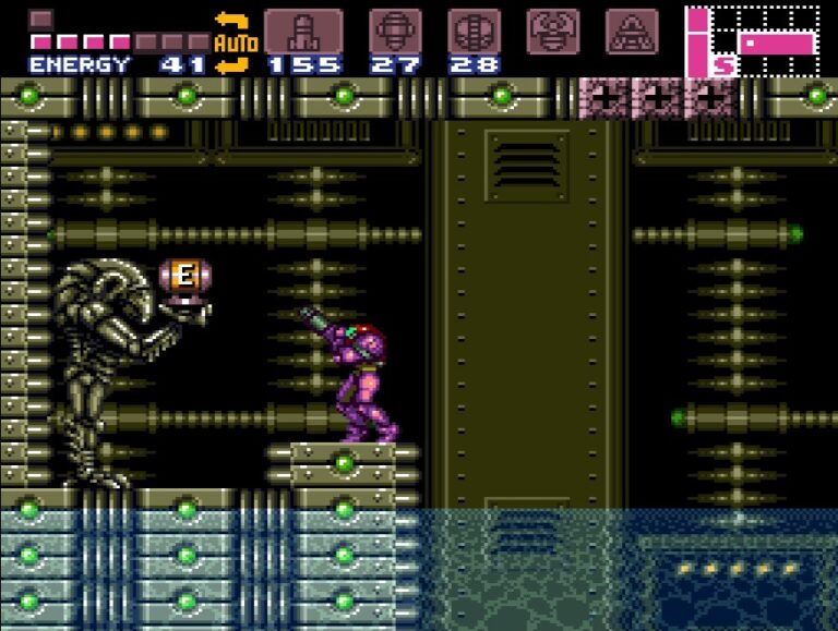 Super Metroid Walkthrough – Energy Tanks - Omega Metroid