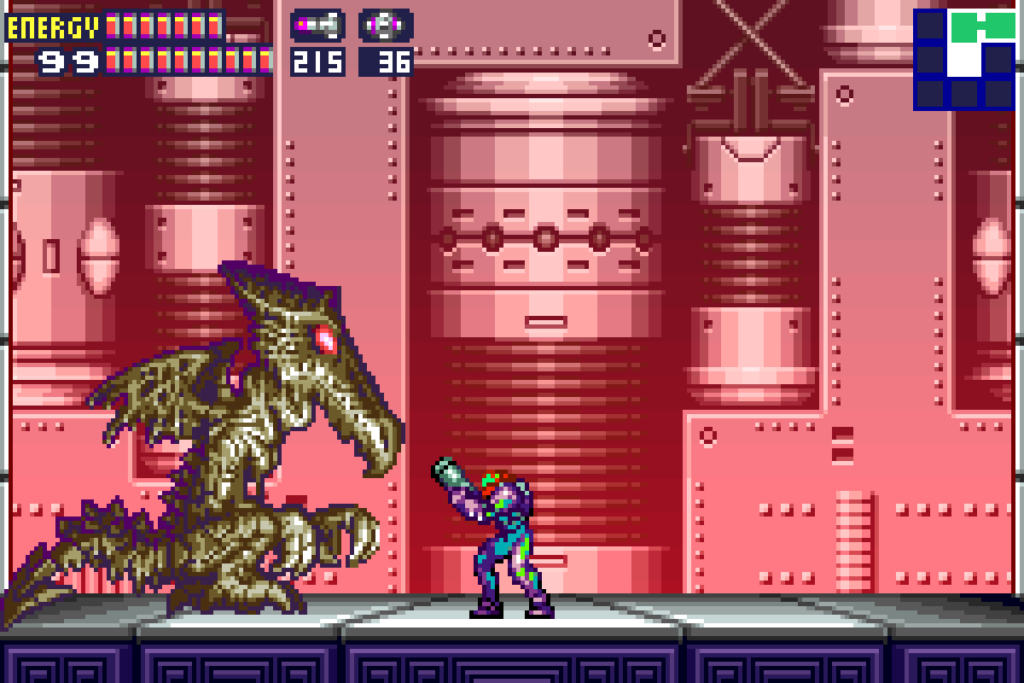 Metroid Fusion Walkthrough – Sector 1: Neo Ridley’s Cry - Omega Metroid