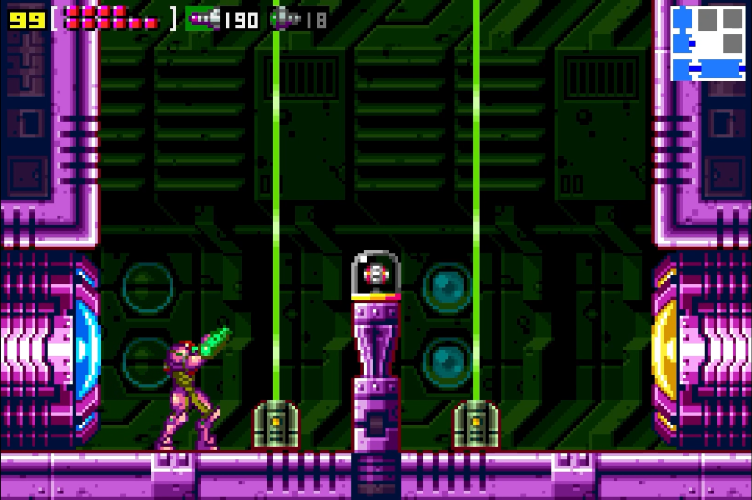 Metroid: Zero Mission Walkthrough – Power Bomb Expansions - Omega Metroid