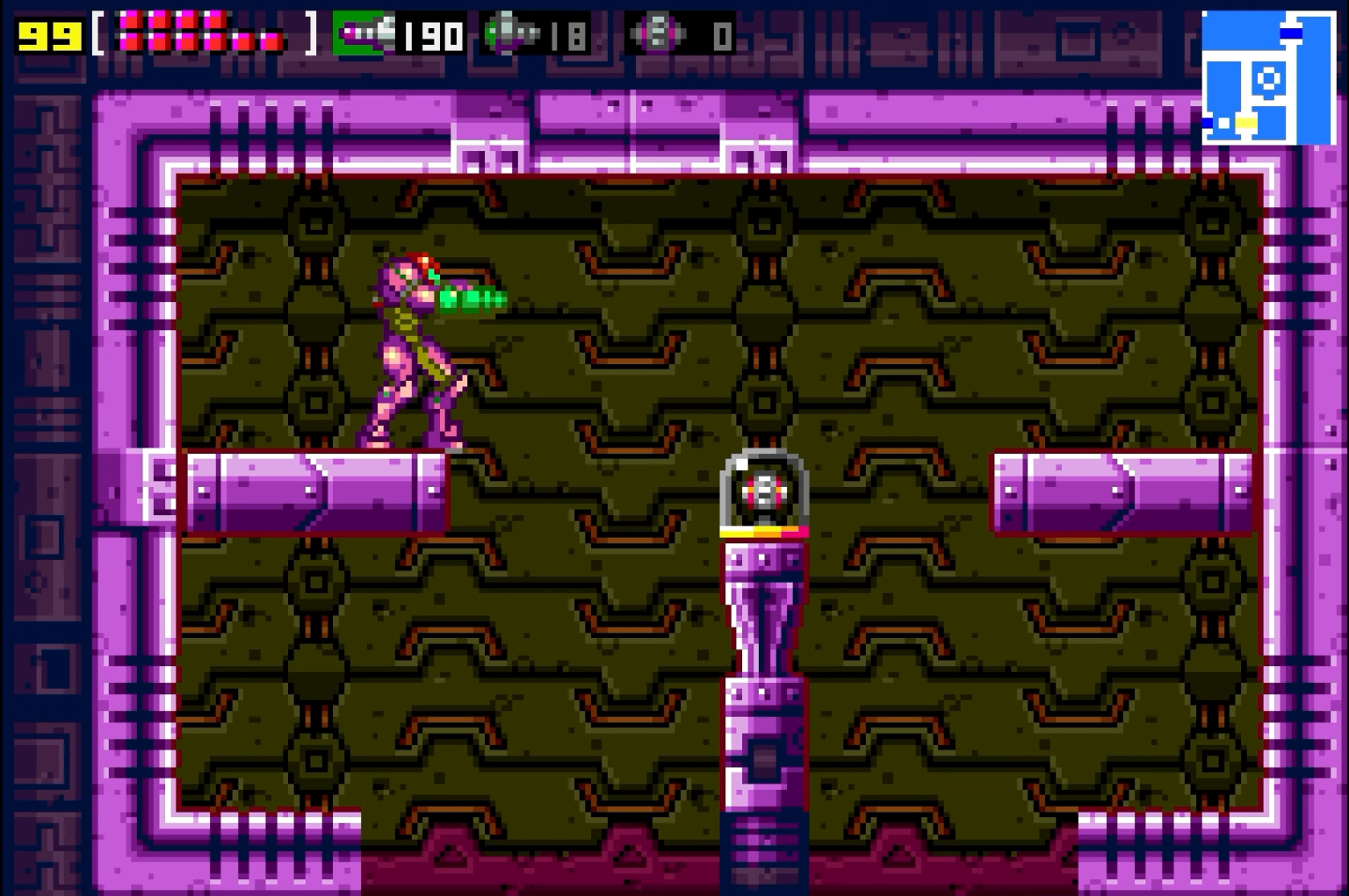 Metroid: Zero Mission Walkthrough – Power Bomb Expansions - Omega Metroid