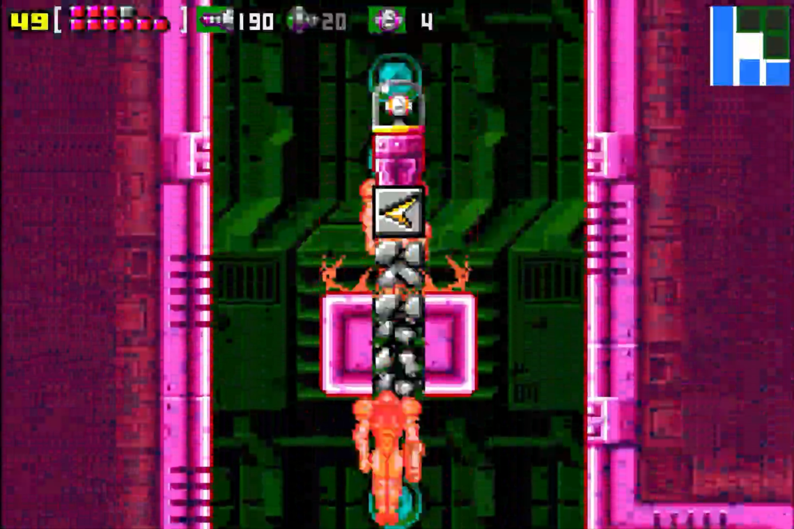 Metroid: Zero Mission Walkthrough – Power Bomb Expansions - Omega Metroid