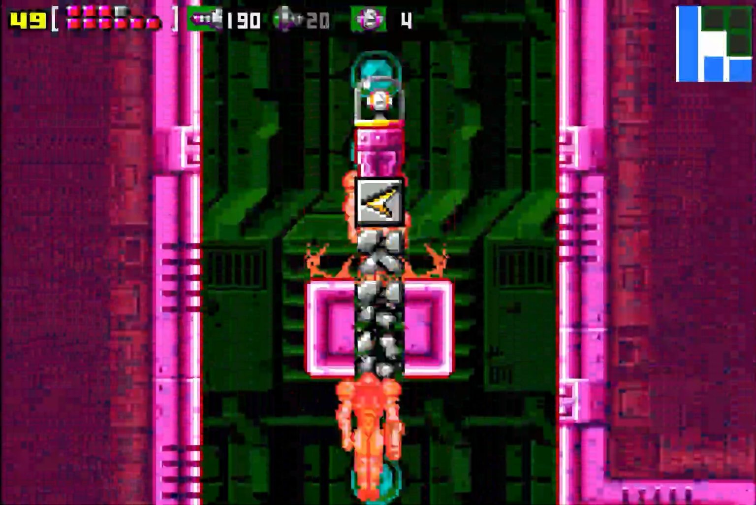 Metroid: Zero Mission Walkthrough – Power Bomb Expansions - Omega Metroid