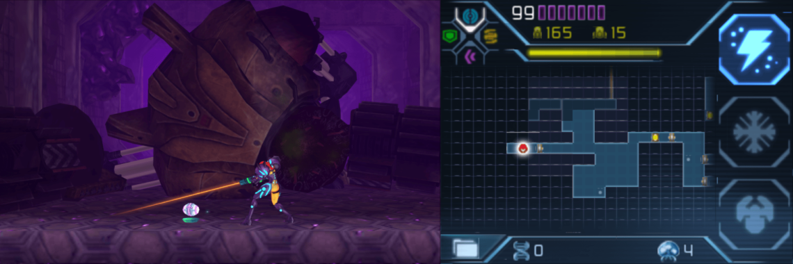 Metroid: Samus Returns Walkthrough: Power Bomb Expansions - Omega Metroid