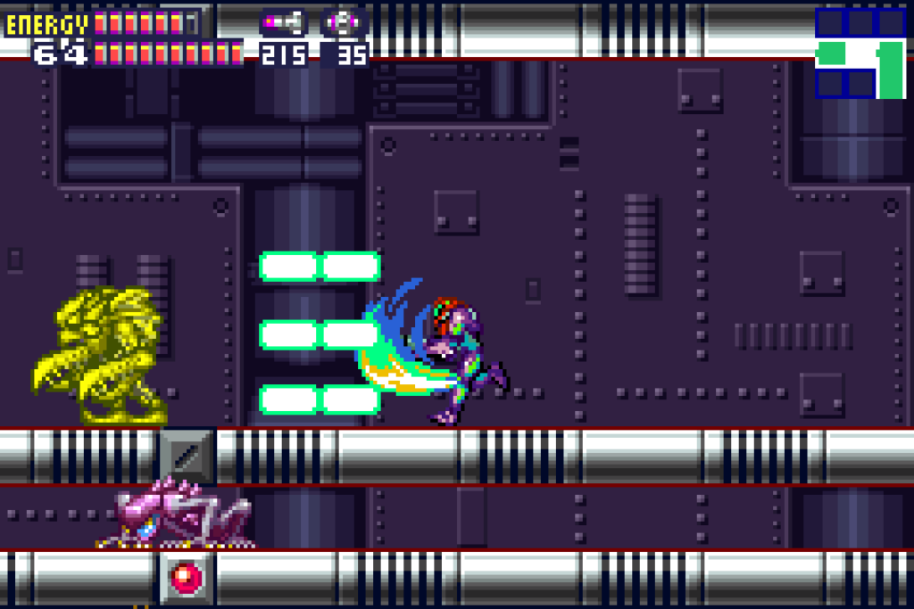 Metroid Fusion Walkthrough – Sector 1: Neo Ridley’s Cry - Omega Metroid