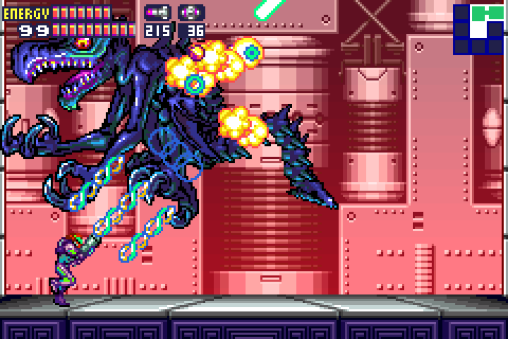 Metroid Fusion Walkthrough – Sector 1: Neo Ridley’s Cry - Omega Metroid