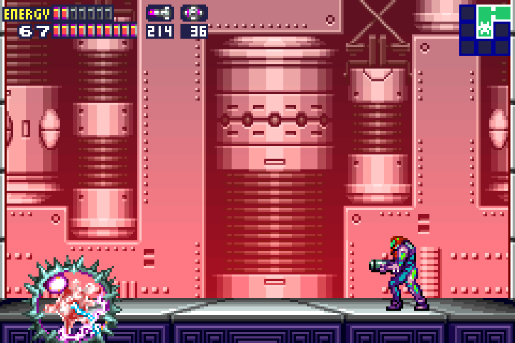 Metroid Fusion Walkthrough – Sector 1: Neo Ridley’s Cry - Omega Metroid