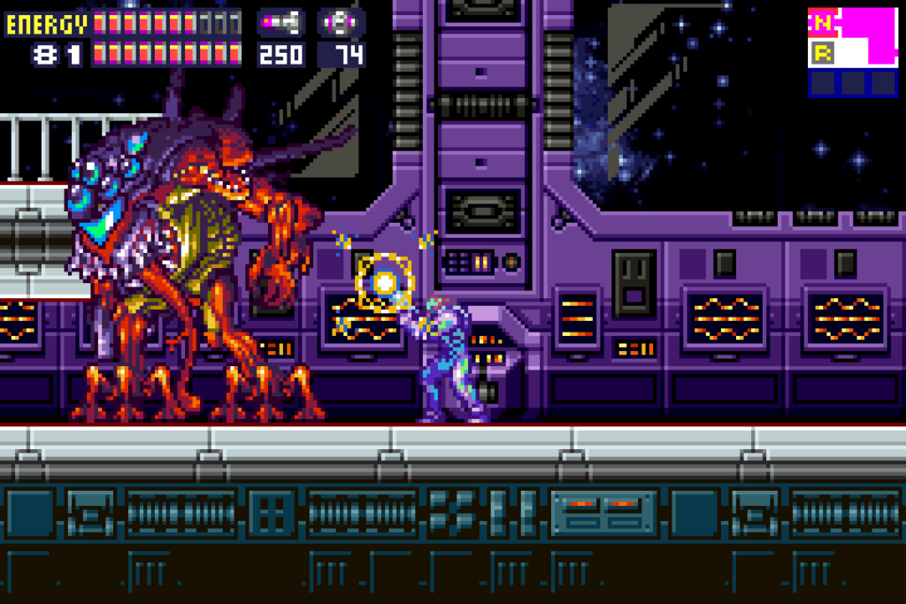 Metroid Fusion Walkthrough – The Final Confrontation - Omega Metroid